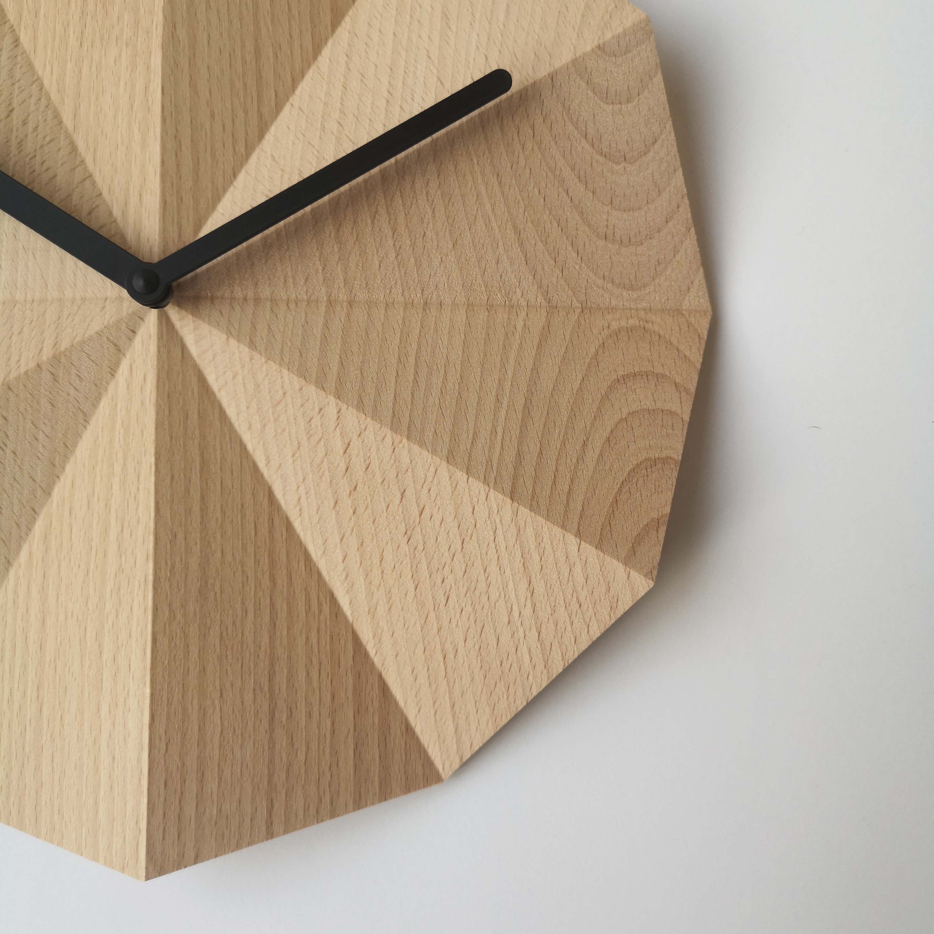 Delta Clock Beech - Sample – LAWA DESIGN