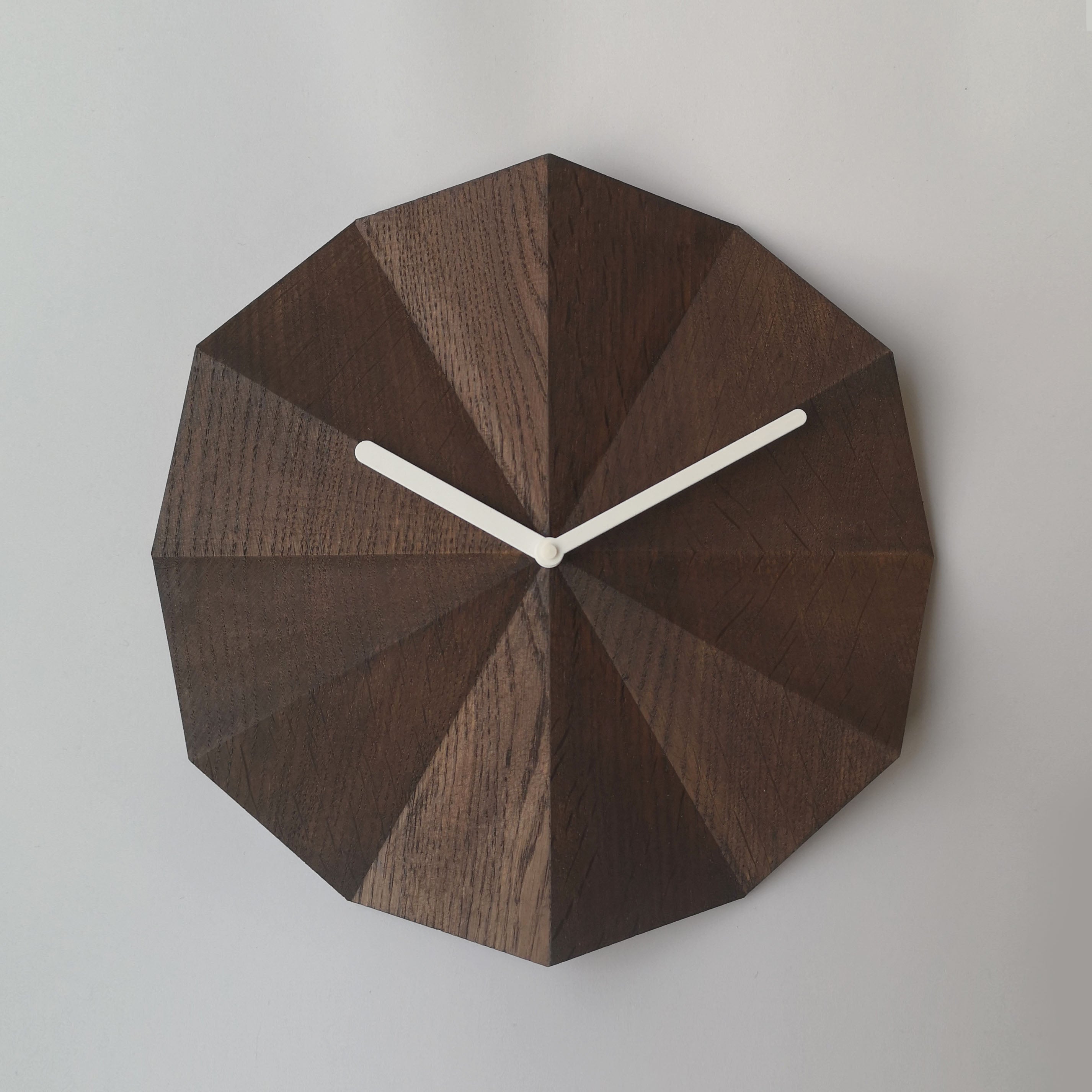 Delta Clock Dark Oak - Sample – LAWA DESIGN