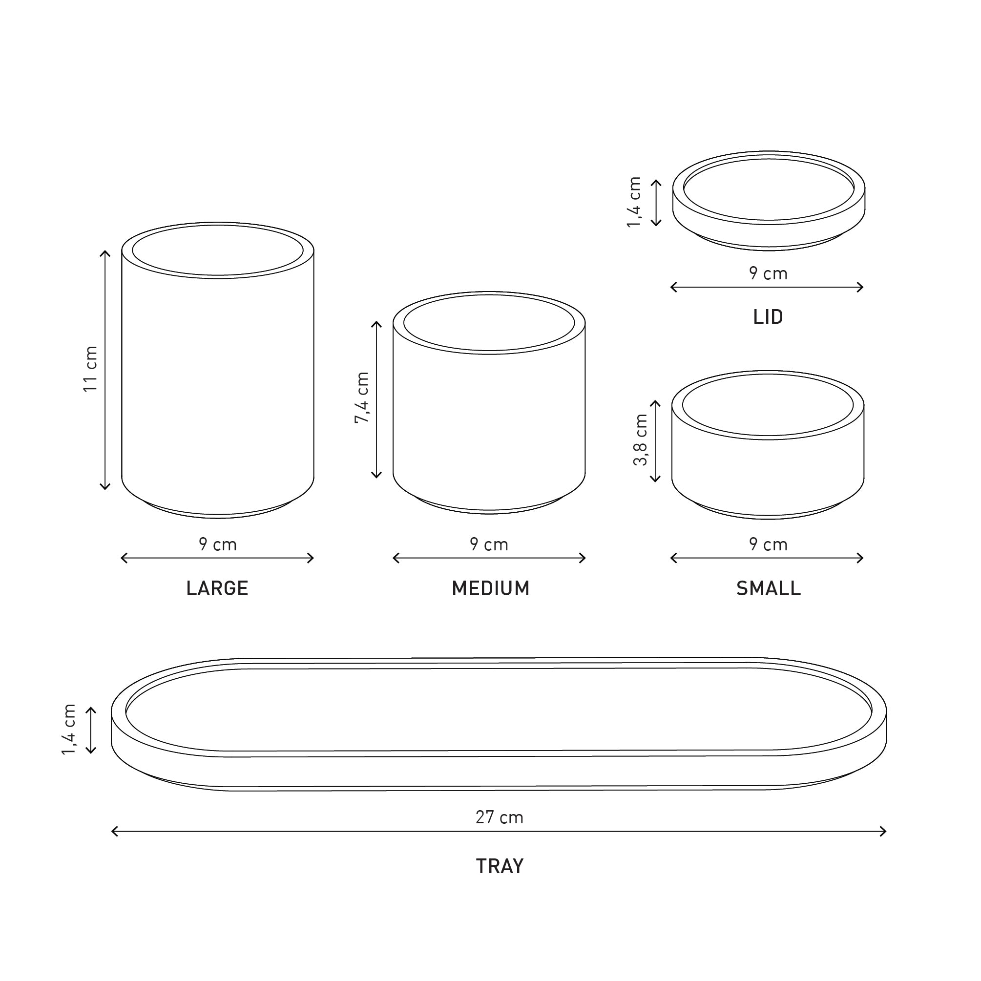 Stack Organizer Set – LAWA DESIGN